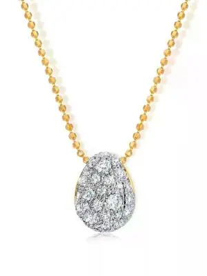 GRAZIELA 18k Yellow Bahia Diamond Necklace - Gold