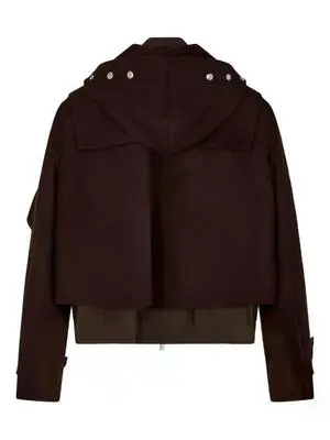 Sacai Toggle-fastening Hooded Jacket