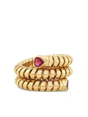 Marina B 18k Yellow Trisola Ruby Ring - Gold
