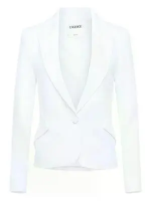 L'Agence Jennah Single-breasted Blazer - Neutrals