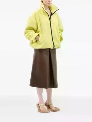 MSGM Zip-fastening Sweatshirt - Yellow