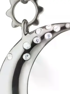 Monica Rich Kosann White Sapphire Dream Moon Pendant