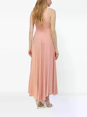 TWINSET V-neck Split Maxi Dress