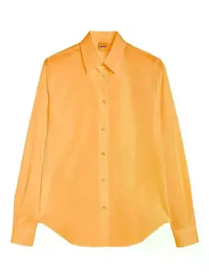Women's Orange Long Sleeve Shirts