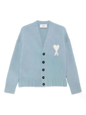 Ami Paris V Neck Cardigans For Women