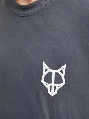 NAKED WOLFE Logo-print T-shirt - Grey
