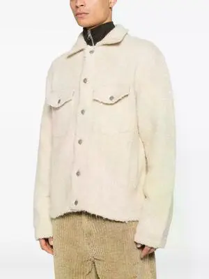 LANEUS Button-fastening Shirt Jacket