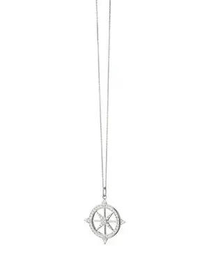 Monica Rich Kosann Windrose Pendant Necklace - Silver