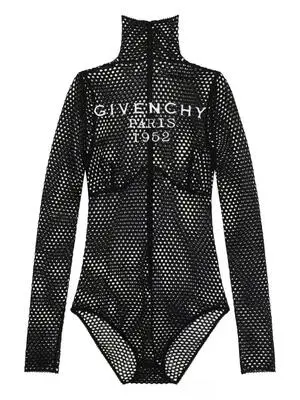 Givenchy Long-sleeve Mesh-effect Body