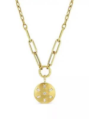 Zoe Chicco 14k Yellow Diamond Rays Necklace - Gold
