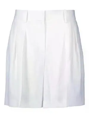 Michael Kors Pleated Shorts - White