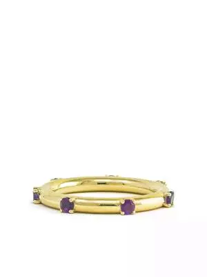 JENNA BLAKE 18k Yellow Diamond, And Amethyst Ring - Gold