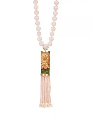 SILVIA FURMANOVICH Bead-embellished Necklace - Gold
