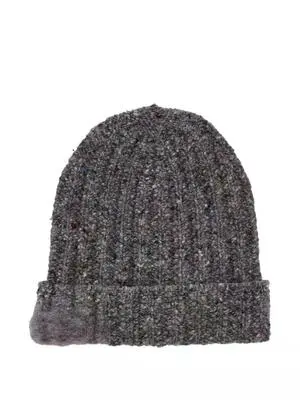 MAISON MARGIELA Ribbed Beanie - Grey