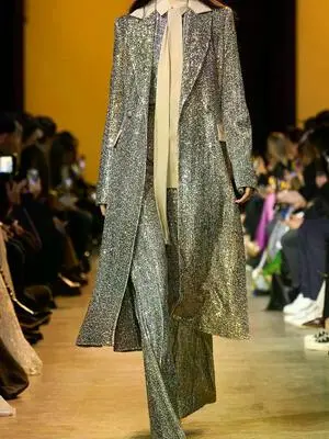 Elie Saab Sequin-embroidered Coat