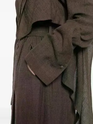 YEHUAFAN Wool Coat