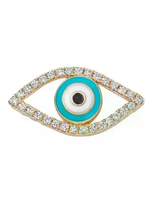 Loquet 18kt Gold Evil Eye Necklace - Yellow