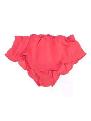 Vivetta Ruffled Bow-detail Briefs - Red