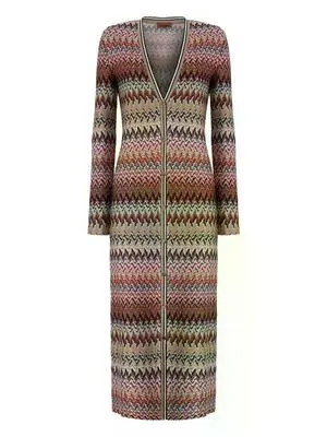 Missoni Chevron-pattern Button-front Cardigan