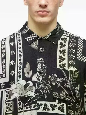OSKLEN Patchwork Floral-pattern Shirt