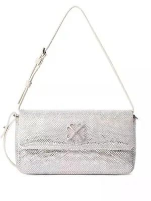 Off-white Textured Shoulder Bags