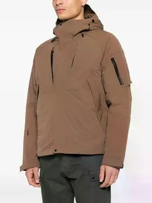 JG1 Padded Hooded Jacket - Brown