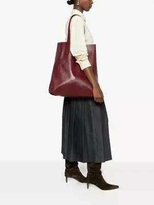 FORTE_FORTE Embossed Leather Tote Bag