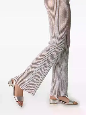 Manolo Blahnik Patopia Sandals - Silver