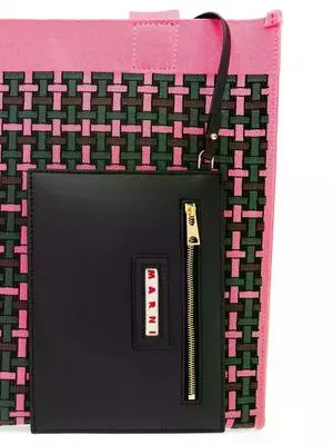 Marni Cotton-blend Tote Bag