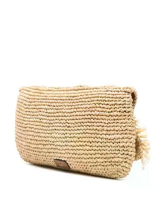 ANYA HINDMARCH Bow Raffia Clutch