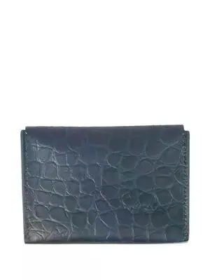 Il Bisonte Crocodile-embossed Wallet