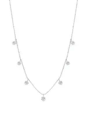GRAZIELA 18k Gold Diamond Necklace - White