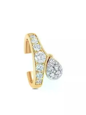 Sara Weinstock 18k Gold And Diamond Ear Cuff - Yellow