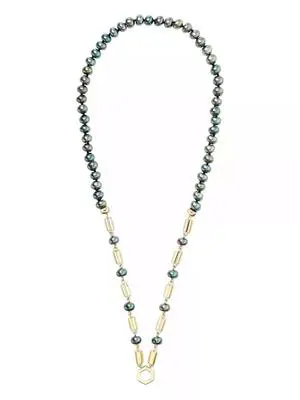 HARWELL GODFREY Harwell Godfrey 18k Yellow Gold Pearl Beaded Necklace