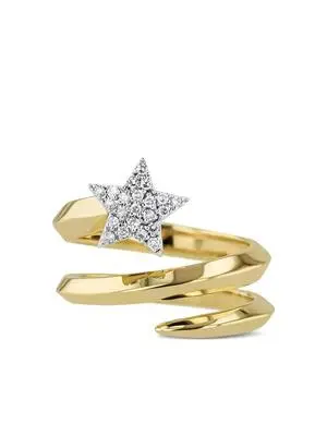 Phillips House 14k Yellow Infinity Star Diamond Ring - Gold