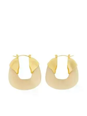 LIZZIE FORTUNATO Organic Form Hoop Earrings - Gold