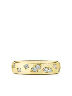 Kwiat 18k Gold Cobblestone Star Diamond Ring - Yellow