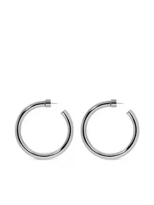 JENNIFER FISHER Baby Samira Hoop Earrings - Silver