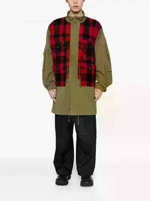 Junya Watanabe Checked Fishtail Parka