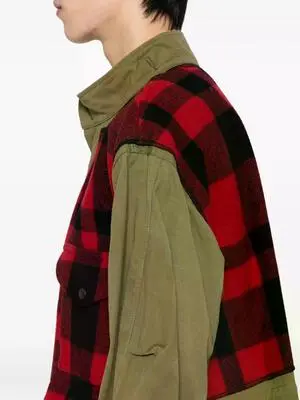 Junya Watanabe Checked Fishtail Parka