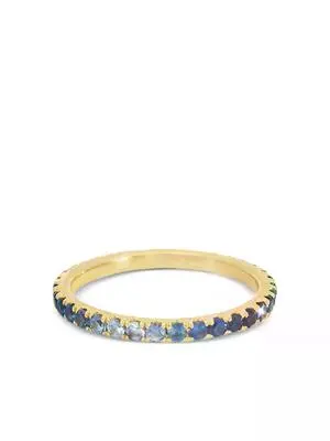 LISA NIK 18k Yellow Ombre Sapphire Ring - Gold