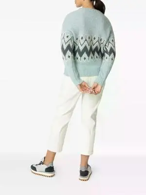 Eleventy Fair Isle Textured Knit Sweater