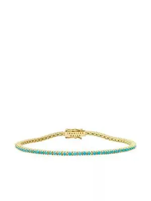 JENNIFER MEYER 18k Yellow Turquoise Tennis Bracelet - Gold