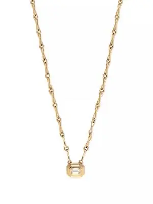 AZLEE 18k Yellow Staircase Diamond Necklace - Gold
