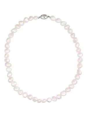 BAGGINS Sterling Freshwater Pearl Necklace - Silver