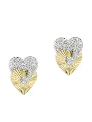 Phillips House 14k Yellow Small Aura Diamond Stud Earrings - Gold