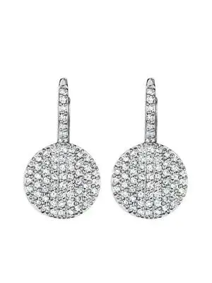 Phillips House 14k White Gold Petite Infinity Diamond Earrings - Silver