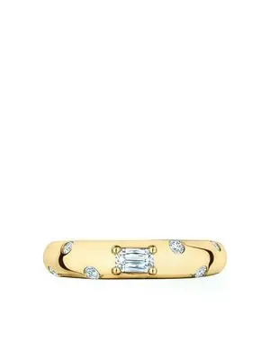 Kwiat 18k Yellow Cobblestone Ashoka Diamond Ring - Gold
