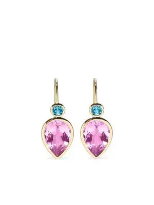LIZZIE FORTUNATO 14k Yellow Hera Topaz Earrings - Gold