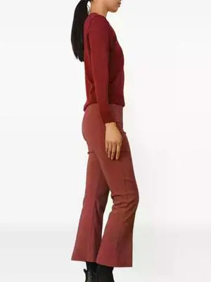 Avenue Montaigne Léo Cropped Trousers - Red